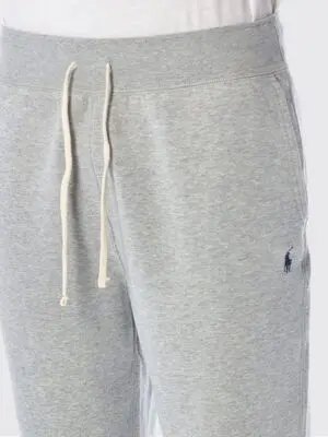 Polo Ralph Lauren Fleece Jogging Trousers With Embroidered Pony Logo - Grey