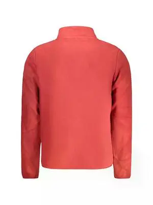 NORWEGIAN RAIN Logo-patch Zip-up Sweater - Red