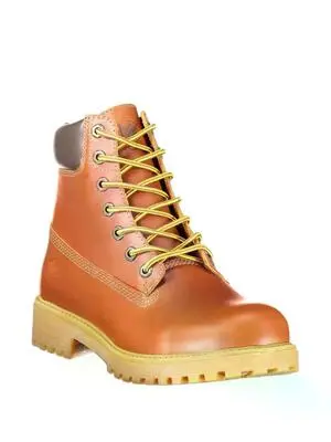 LUMBERJACK Lace-up Leather Ankle Boots
