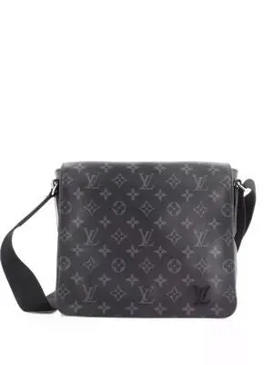 LOUIS VUITTON District Messenger Bag Monogram Eclipse Canvas Pm Crossbody Bag