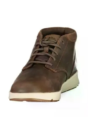 Timberland Mid Parker Street Logo-debossed Lace-up Sneakers