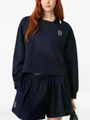 Lacoste Oversized Polo-collar Piqué Sweatshirt