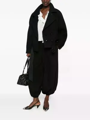Isabel Marant Étoile Elvane Double-breasted Herringbone-weave Coat
