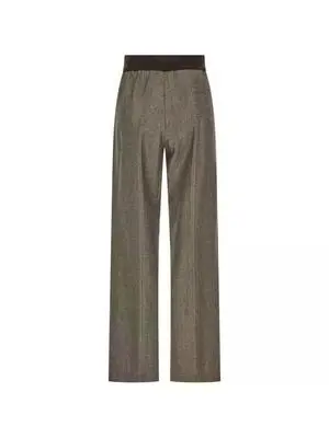PANICALE Check-pattern Trousers