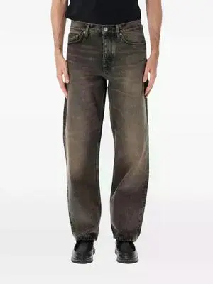 SUNFLOWER Faded Straight-leg Jeans