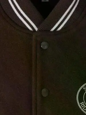 Sporty & Rich Logo-embroidered Wool Jacket