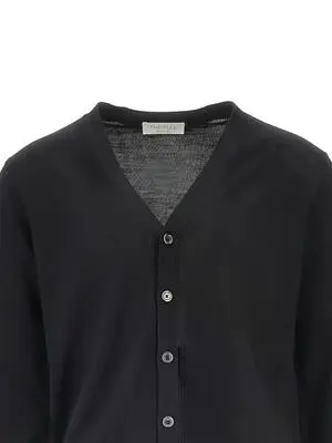 THE PULL Fine-knit V-neck Cardigan