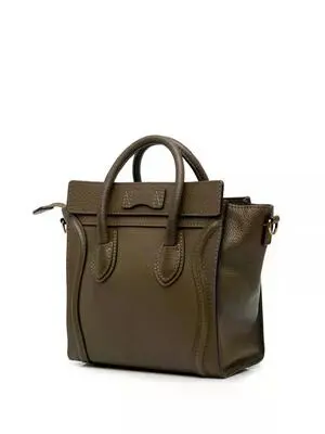 Celine 2010-2018 Nano Leather Luggage Tote Satchel