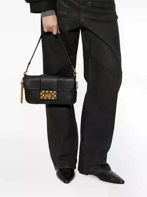 Kurt Geiger Marylebone Leather Shoulder Bag - Black