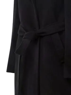 ALISHEVA Hooded Belted Coat