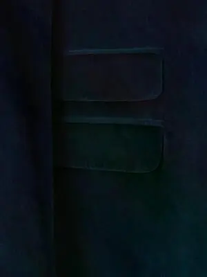 Boglioli Velvet Single-breasted Jacket - Blue