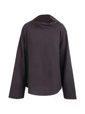 Soeur Laila Funnel-neck Blouse - Grey