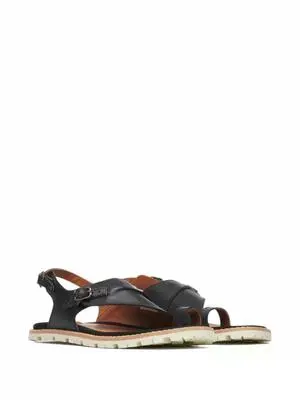 Merrell Haven Backstrap Leather Sandals - Black