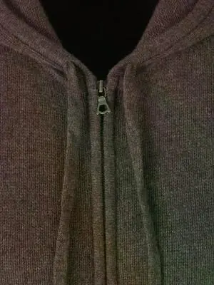 Sporty & Rich Zip-up Knit Hoodie