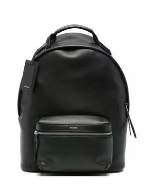 Sandro Reconstituted Leather Backpack - Black