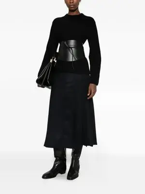 THELATEST Elodie Ribbed-knit Merino Sweater