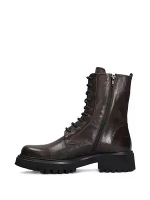 EVALUNA Lace-up Calf Leather Boots