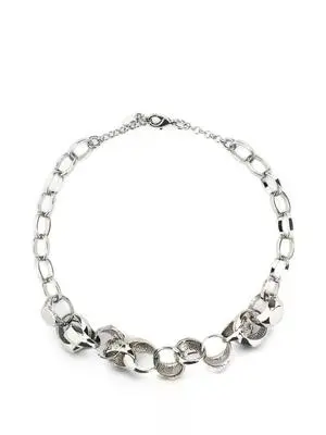 MOI MÊME MILANO Palladium-finish Chain Necklace