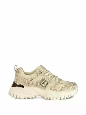 LAURA BIAGIOTTI Crystal-embellished Chunky-sole Sneakers