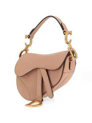 Dior Saddle Grained Leather Shoulder Bag