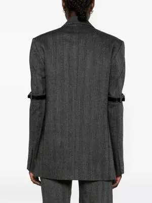 Coperni Belted Herringbone Jacket
