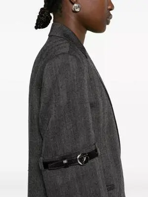 Coperni Belted Herringbone Jacket