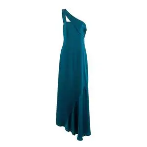 AISL One-shoulder Maxi Dress With Slit – Teal