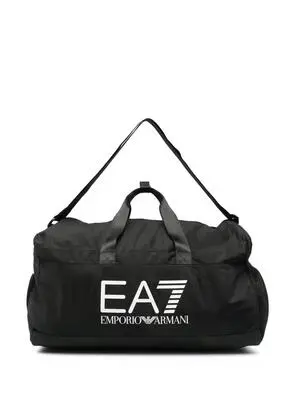 EA7 Logo-print Holdall Bag - Black