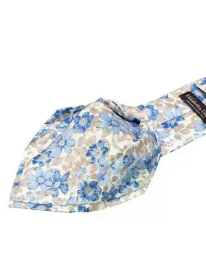 ELIZABETTA Altamura Floral-print Silk Tie