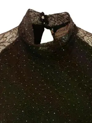 TWINSET Sequin-embellished Lace Dress