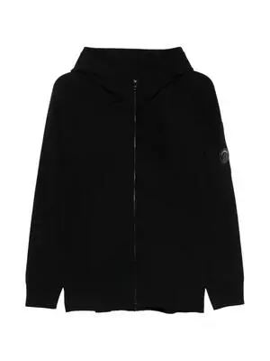 C.P. COMPANY Lens-detail Hoodie - Black
