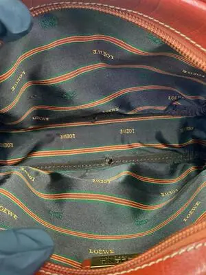 Loewe 2010-2026 Leather Velazquez Twist Crossbody Bag