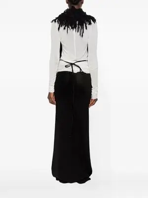 Isabel Benenato Fringed Scarf