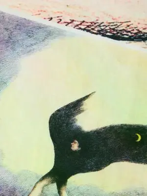 LEMAIRE X Roland Topor La Nuit 1972 Silk Scarf