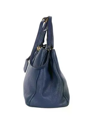 Prada Vitello Daino Double Zip Tote Bag