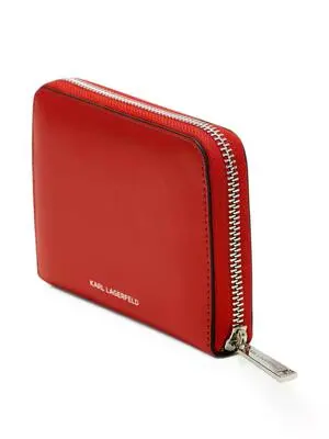 Karl Lagerfeld Medium K/signature Leather Wallet