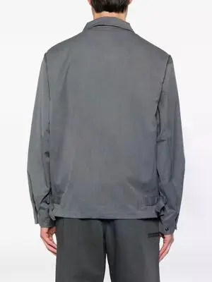 Y3 Zip-up Logo-print Jacket - Grey
