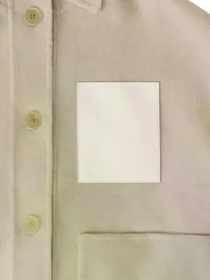 Loewe Workwear Jacket In Wool And Cashmere - Neutrals