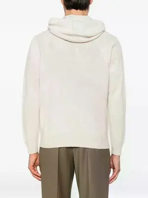 GRAN SASSO Zip-up Hooded Sweater