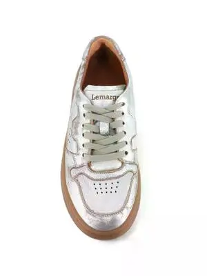 LEMARGO Perforated Panelled Sneakers