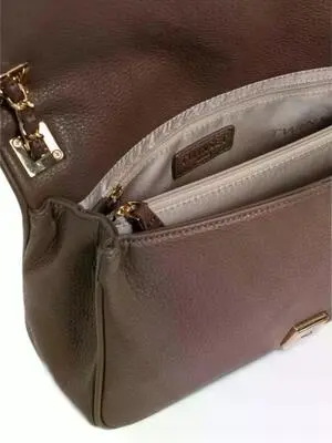 TWINSET Pebbled Chain-link Shoulder Bag