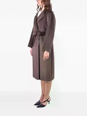 Max Mara Belted Kimono-sleeve Coat