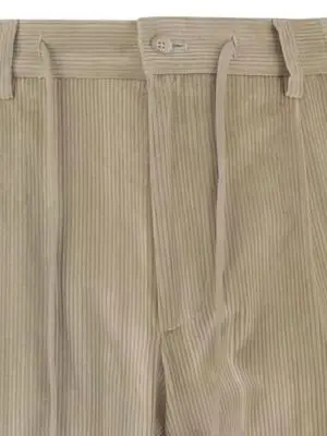 Tagliatore Ribbed Cotton-velvet Trousers