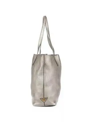 Prada Grained Leather Tote Bag