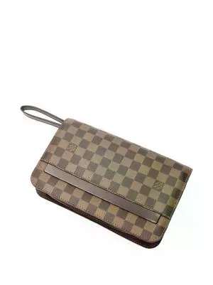 LOUIS VUITTON Saint Louis Zip-fastening Clutch Bag