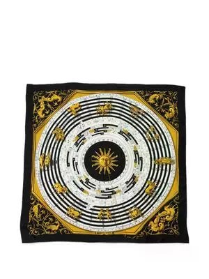 Hermès Dies Et Hore Silk Scarf