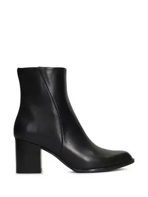 EVALUNA Block-heel Ankle Boots - Black