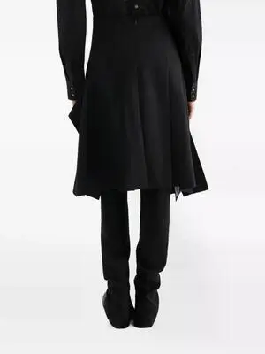 LEMAIRE Skirt In La Nuit Qui Marche Printed Wool Cloth