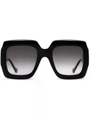 Gucci Logo-plaque Oversize Sunglasses