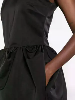 AMI Paris Gathered Sleeveless Dress